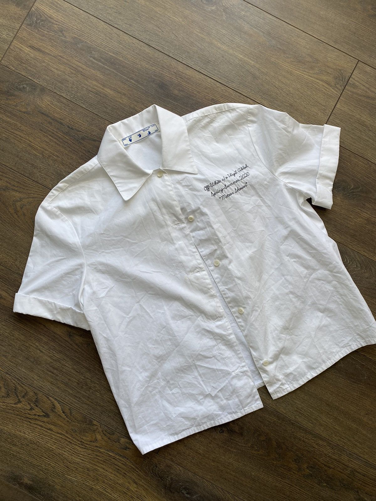 Off-White off white button up shirt | Grailed