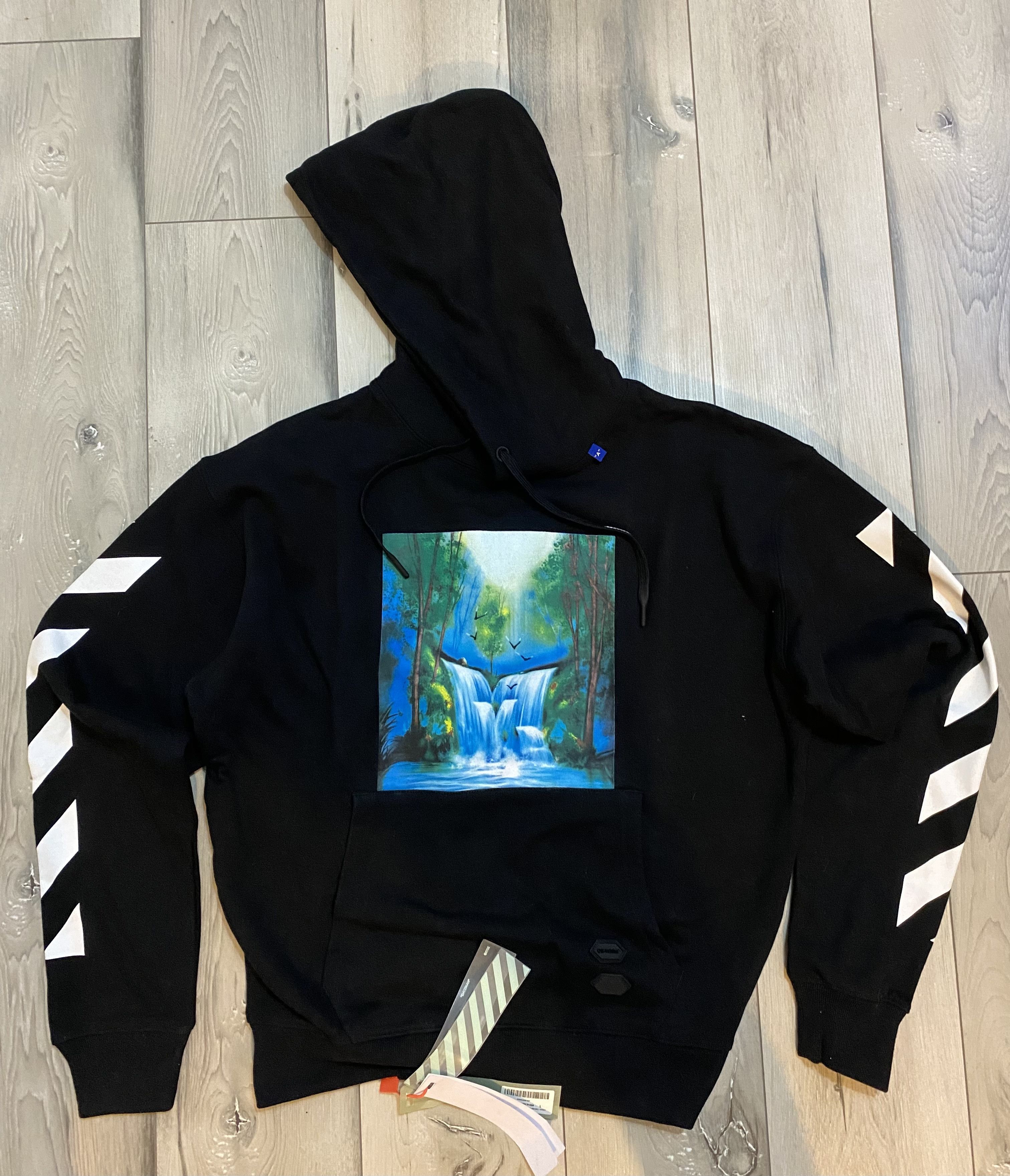 Other Off-White Diag Waterfall Hoodie | Grailed