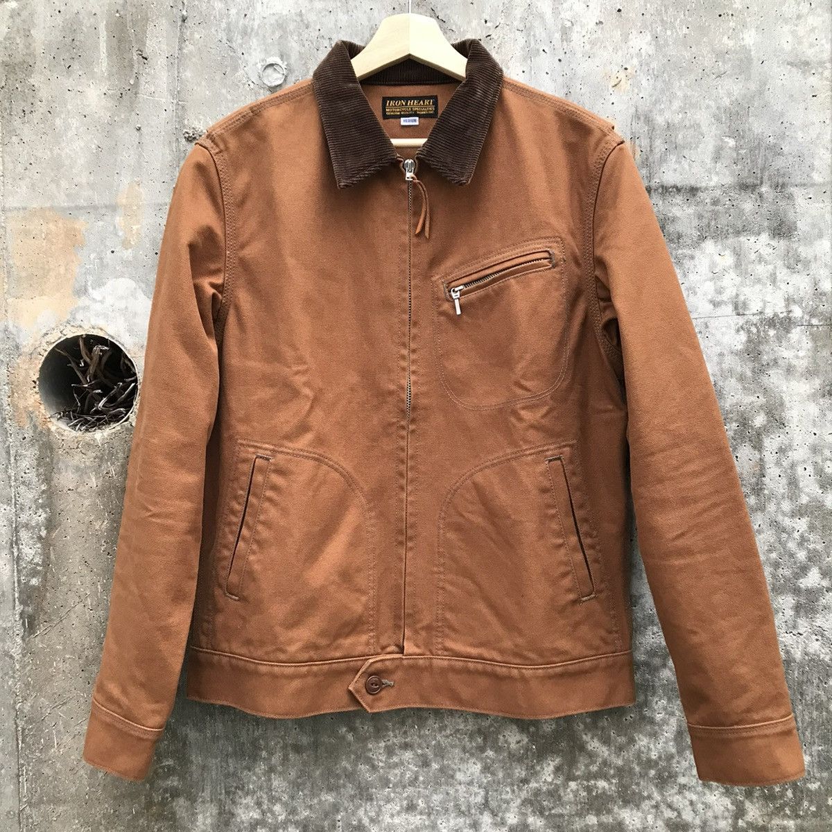 Iron Heart × Japanese Brand IRON HEART IHJ-81 - 17oz Cotton Duck Work ...