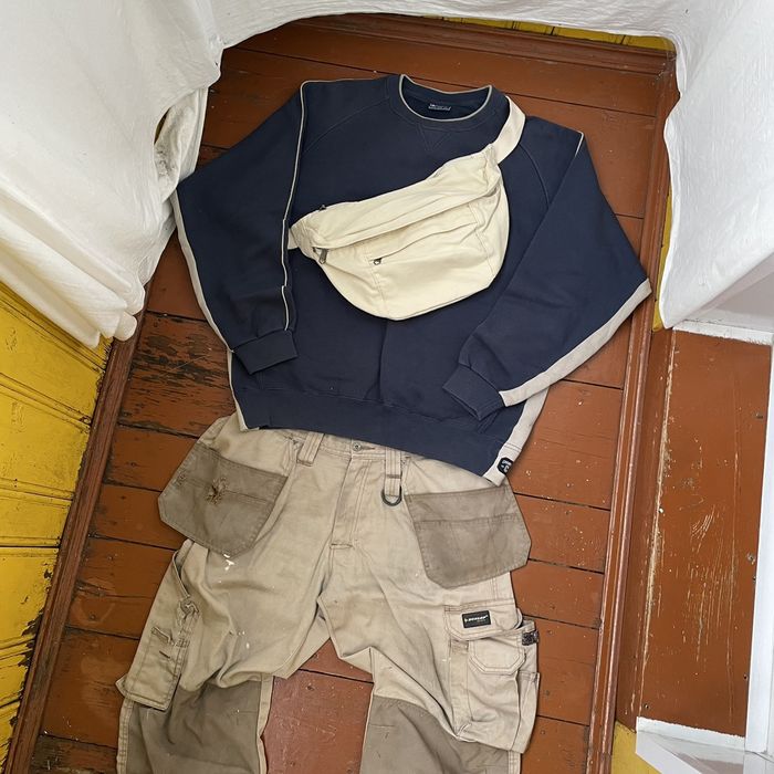 Vintage 🕸🕷 Distressed Japanese fanny bag y2k | Grailed