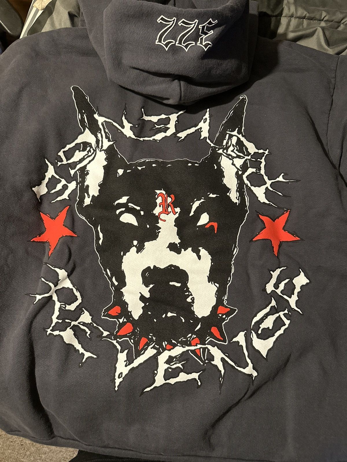 Revenge Revenge x Zillakami WARDOG DOLPHIN GREY HOODIE | Grailed