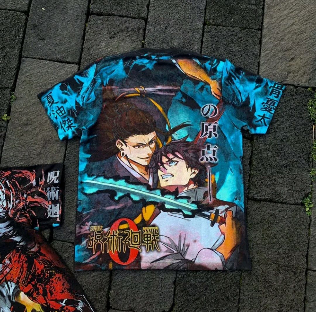 Very Rare Jujutsu Kaisen Yuuta VS Geto AOP | Grailed