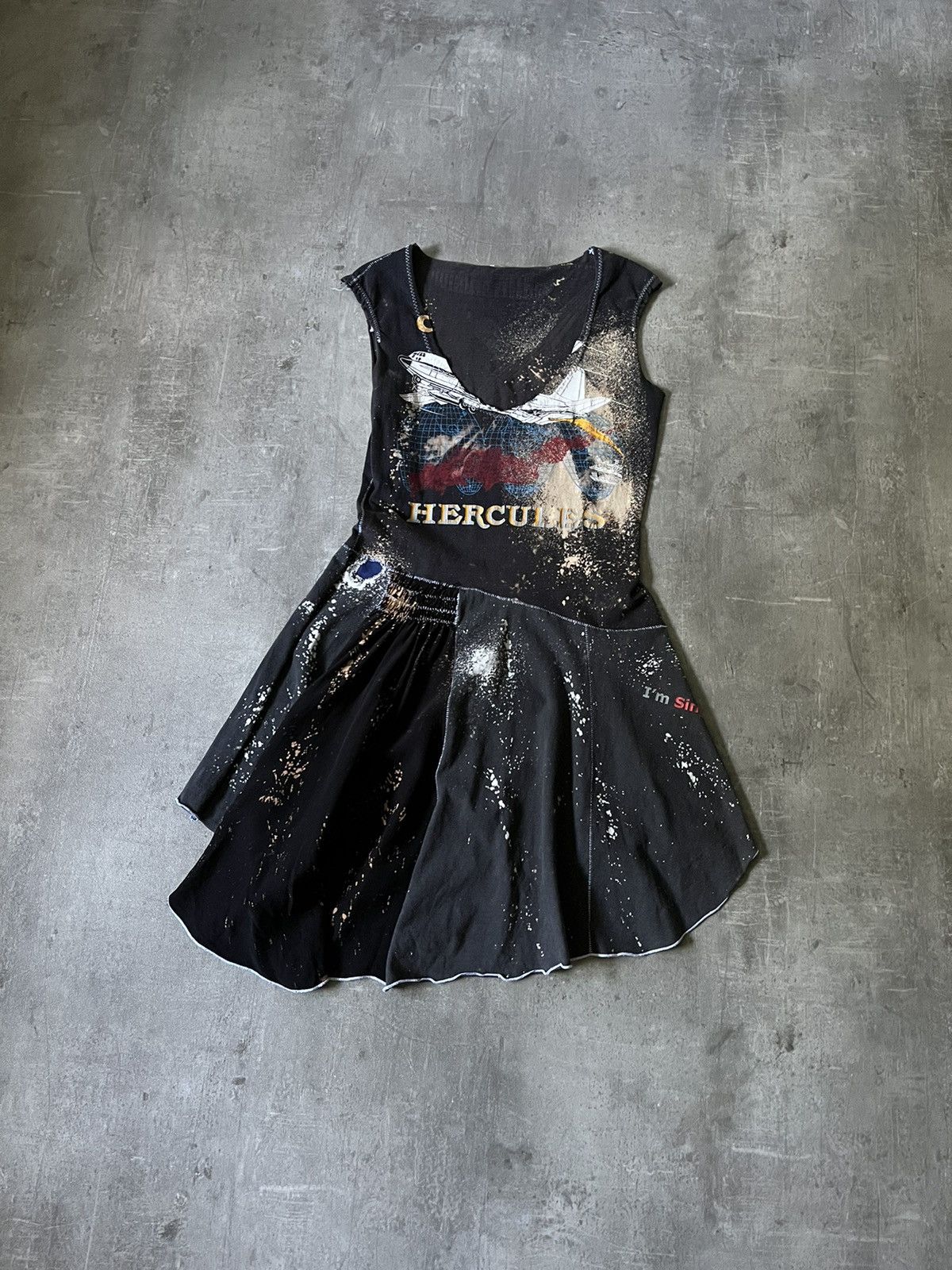 Vintage Vintage Hercules plane dress asymmetrical avant garde rare ...