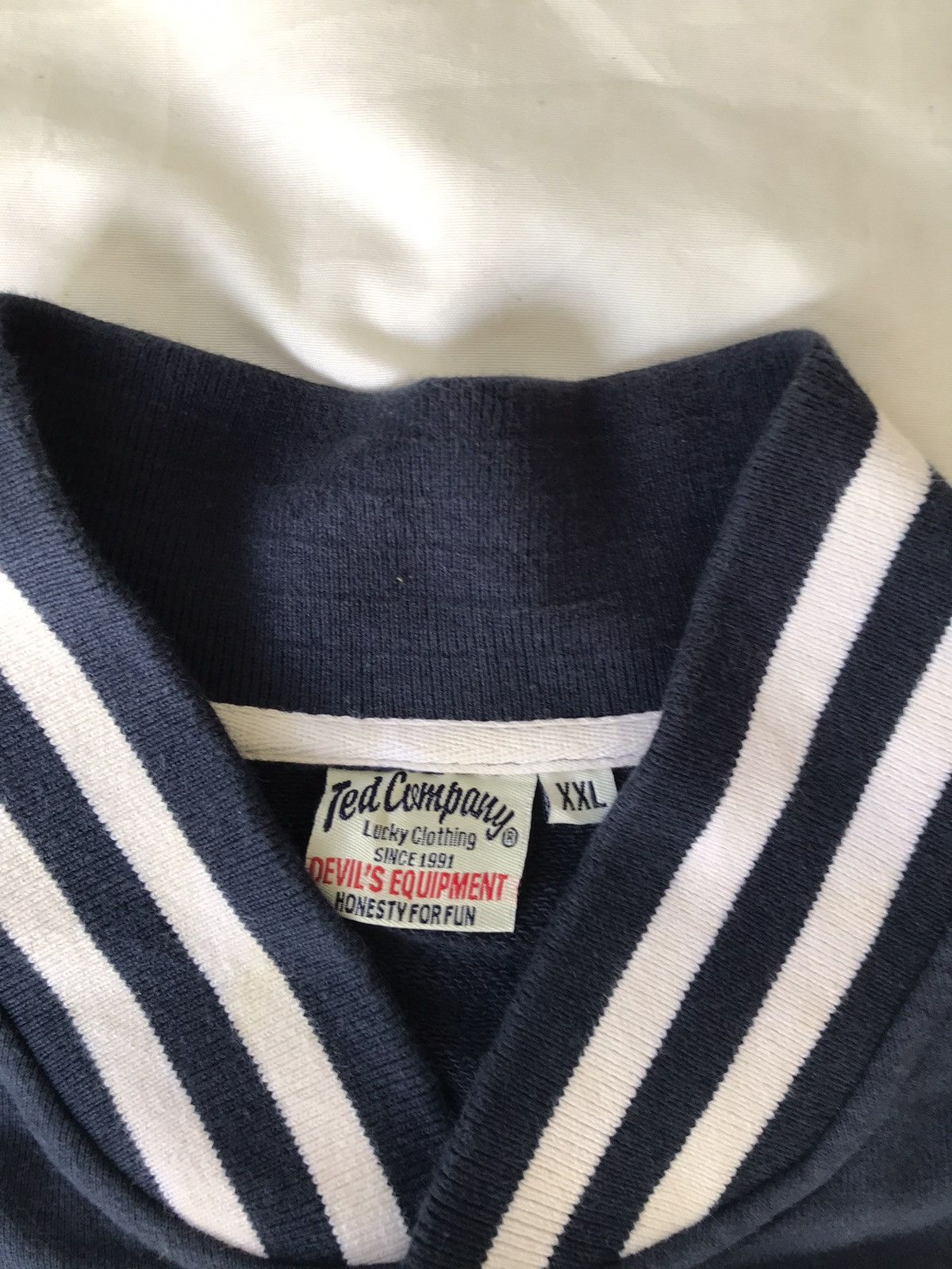 Tedman RARE Japanese Tedman Varsity Jacket Lucky Devil Military | Grailed