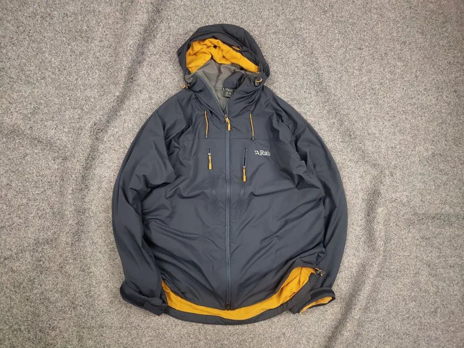 Rab Rab Vapour rise alpine pertex equilibrium Hooded gray jacket | Grailed