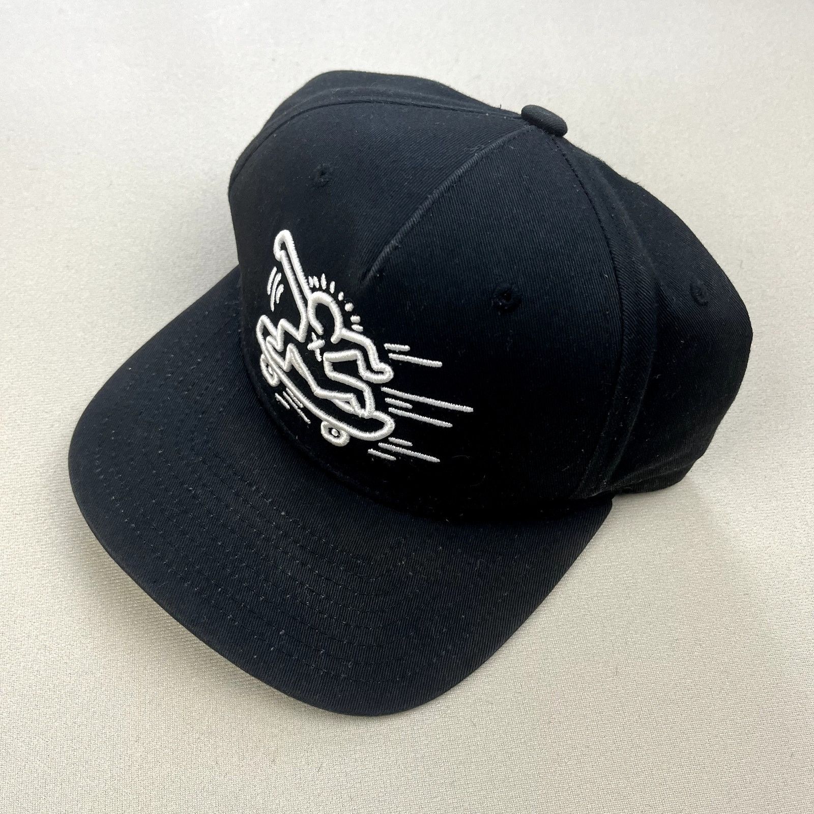 Keith Haring Hat Cap Snapback Black Art Skate Diamond Supply Accessories