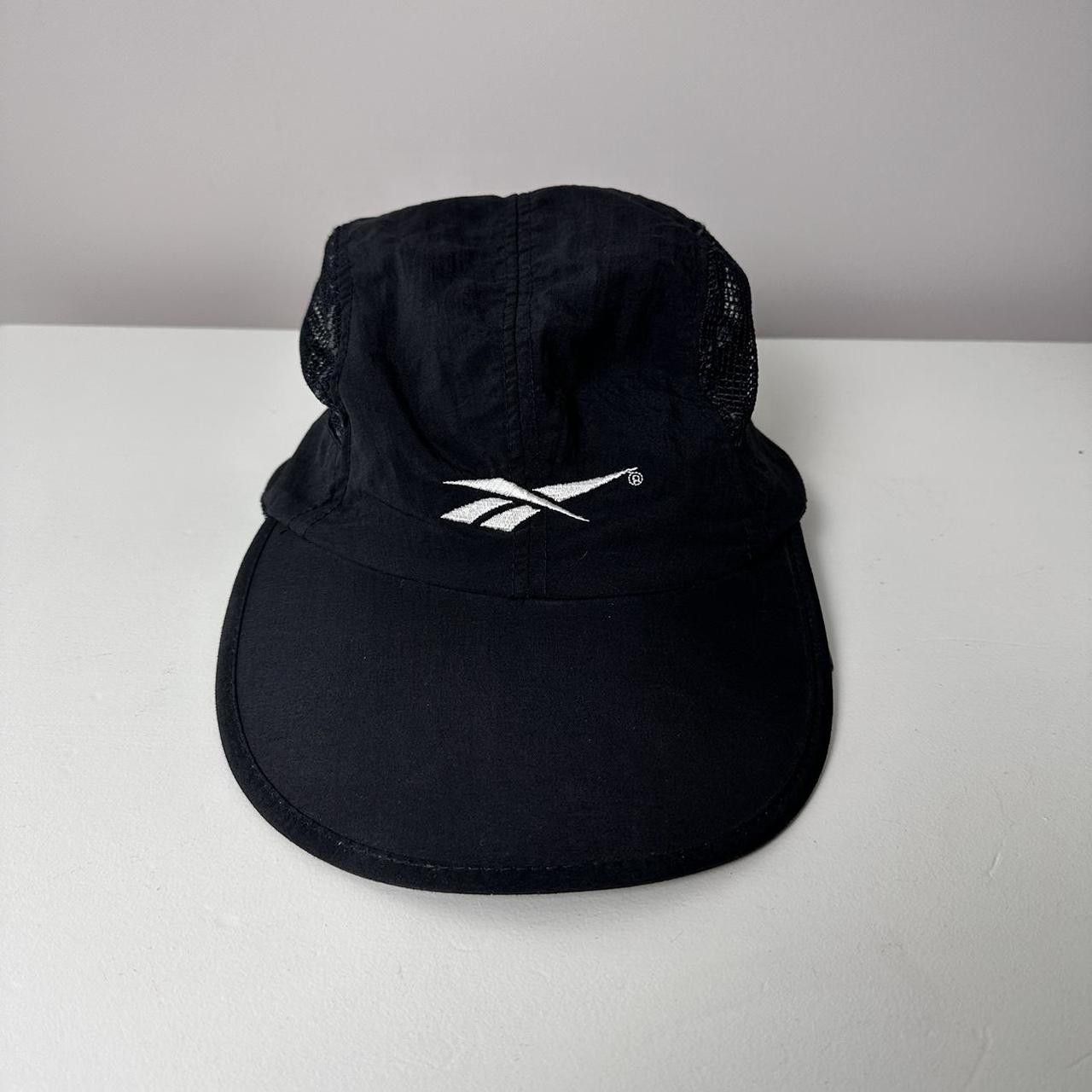 Reebok Vintage 90s Reebok Long Bill Mesh 5 Panel Running Hat | Grailed