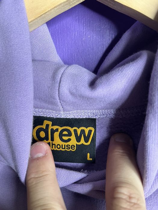 Drew House Drew house lavender smiley face hoodie | Grailed