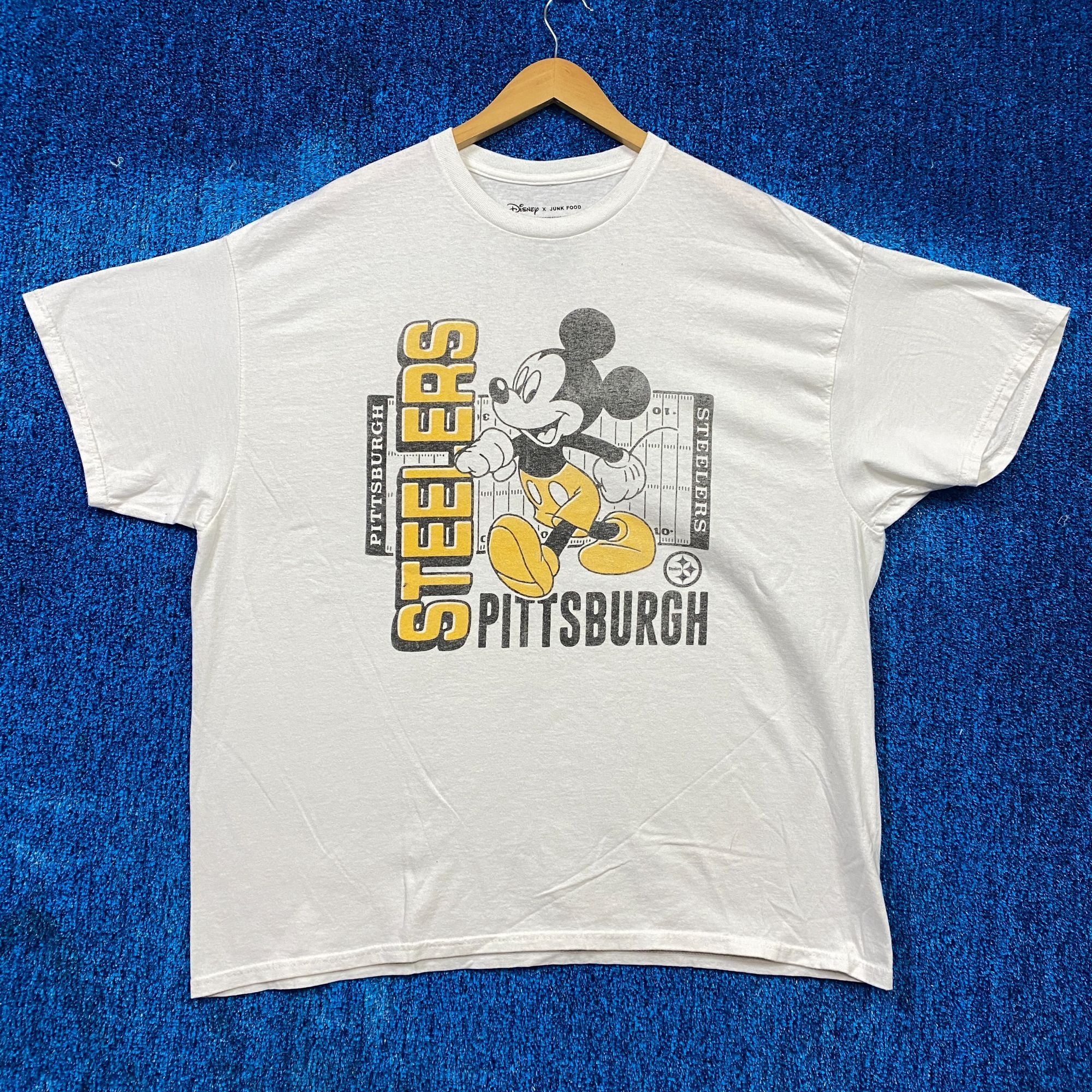 Disney × Streetwear × Very Rare Mickey Mouse Pittsburgh Steelers Disney ...