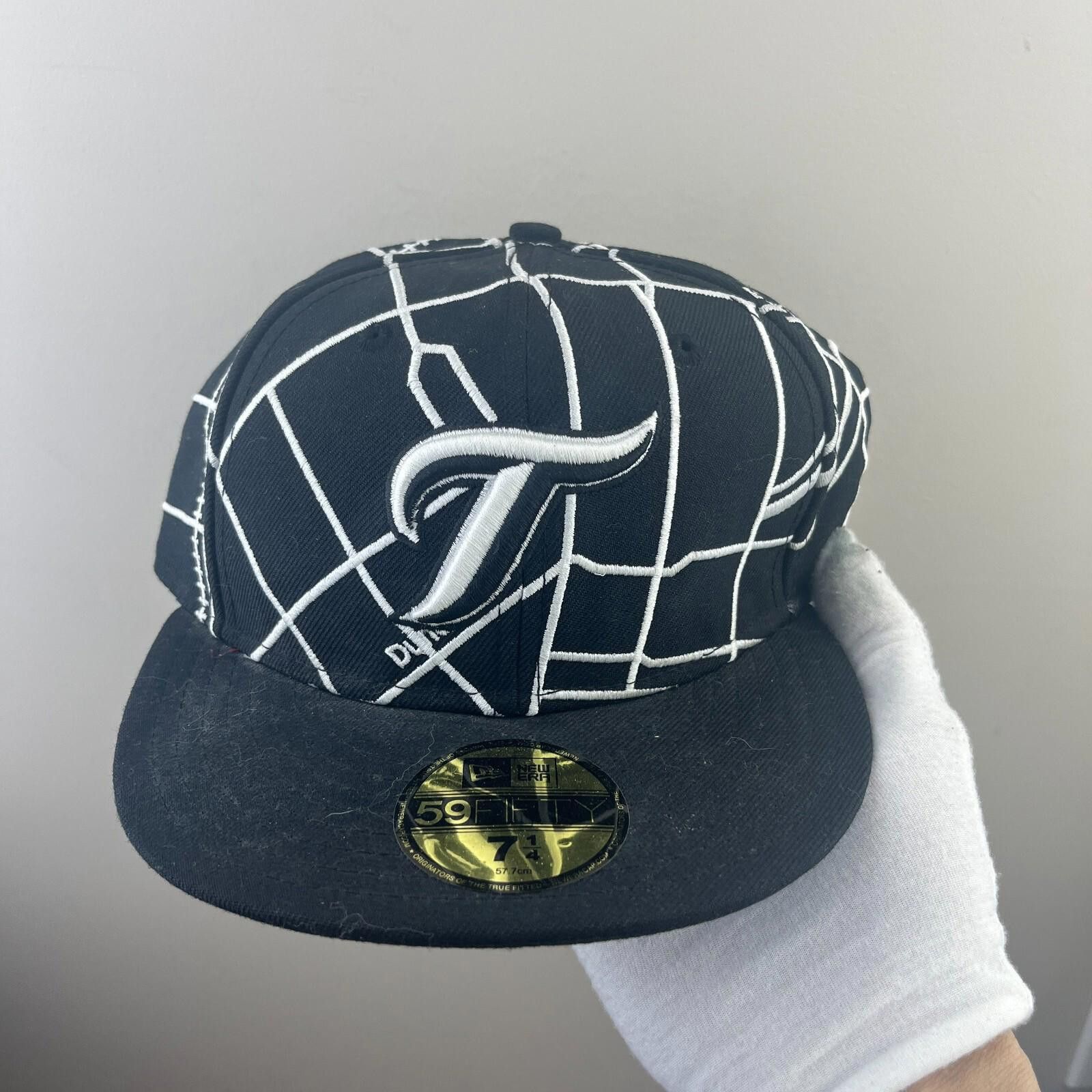 New Era Toronto Blue Jays Map New Era Fitted Hat Size 7 1/4 rare | Grailed