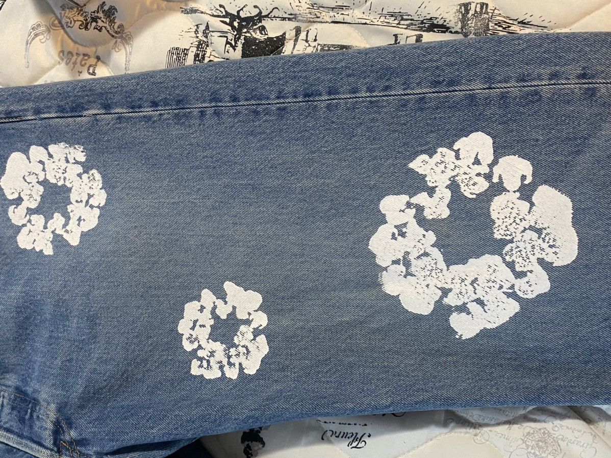 DENIM TEARS Levi's × Denim Tears The Cotton Wreath Jean 'Light Wash ...