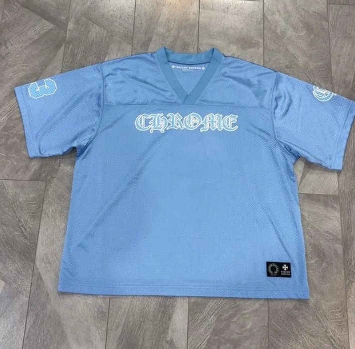 Chrome Hearts Chrome Hearts Blue Mesh Jersey | Grailed