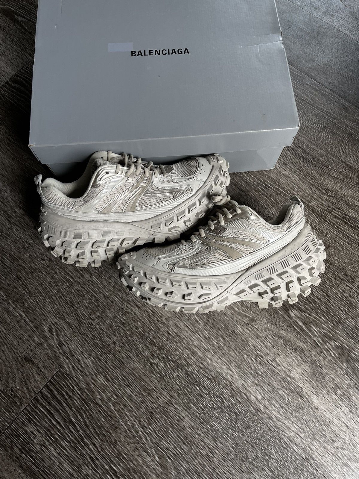 Balenciaga Balenciaga Defender Dirty Beige Sneaker Shoe | Grailed