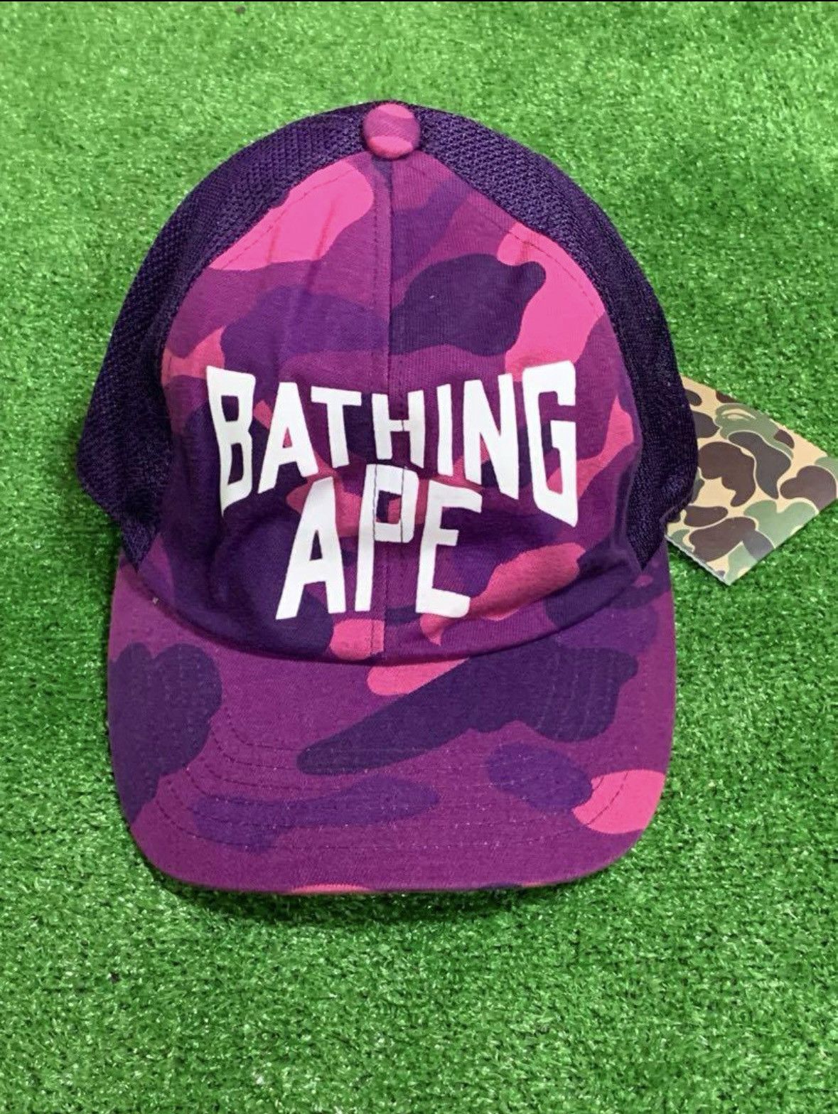 Bape × Nigo Bape Bathing Ape Nigo Era Cap DS Purple Camo | Grailed