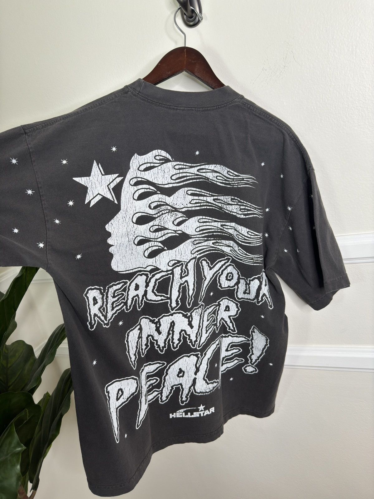 HELLSTAR Hellstar Studios Inner Peace Tee Vintage Black | Grailed