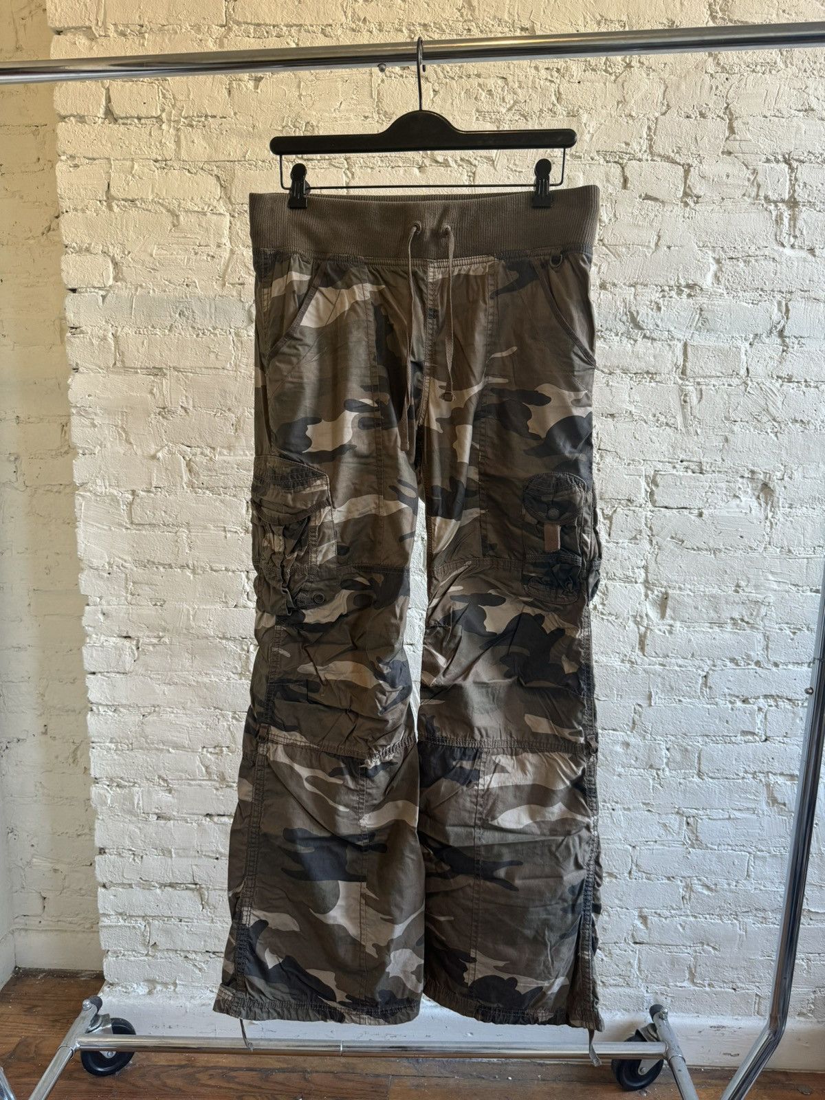 Japanese Brand GOA Flared Camo Cargo Pants | Grailed