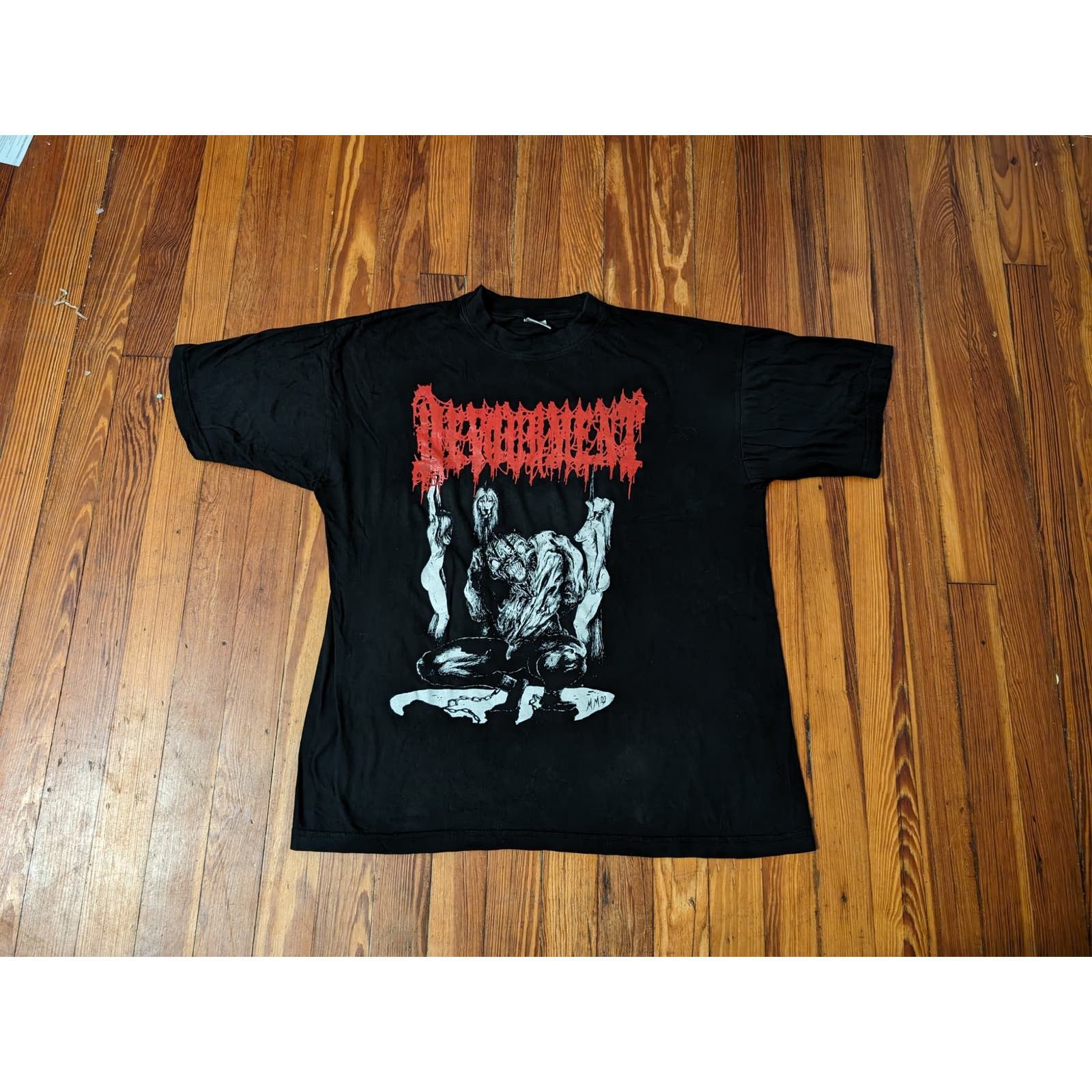 Gildan Devourment VTG 90s Heavy Metal Shirt Size 2X American Flag | Grailed