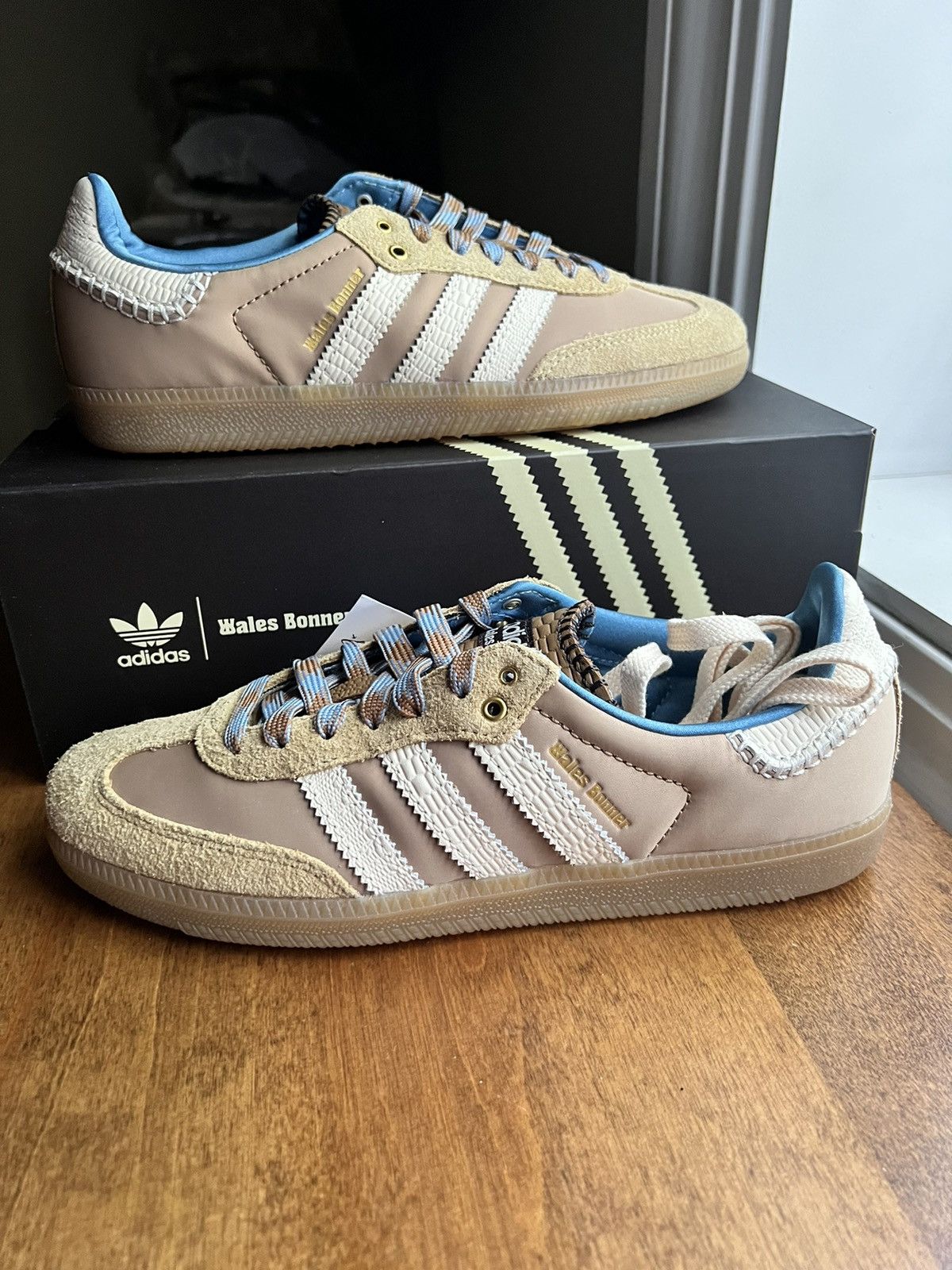 Adidas Adidas Wales Bonner Nylon Samba Tan Desert White | Grailed
