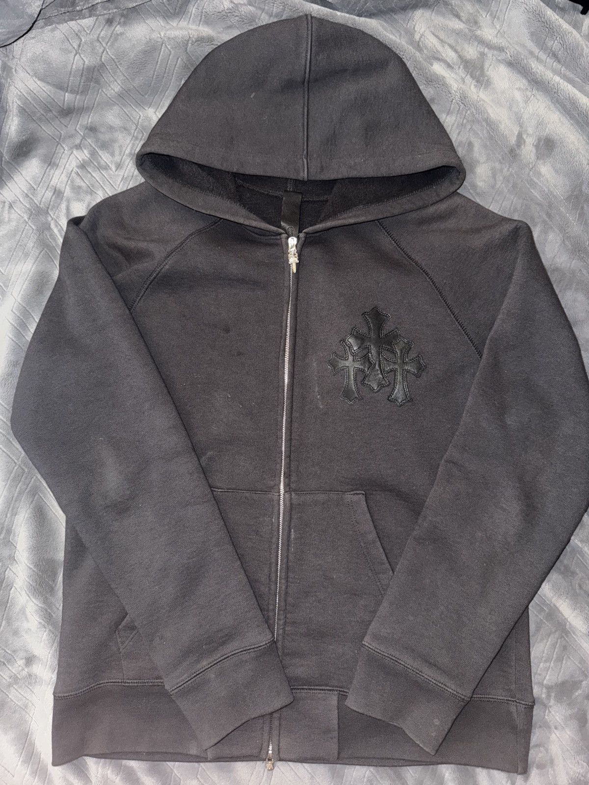 Chrome Hearts Chrome hearts triple cross zip up jacket | Grailed