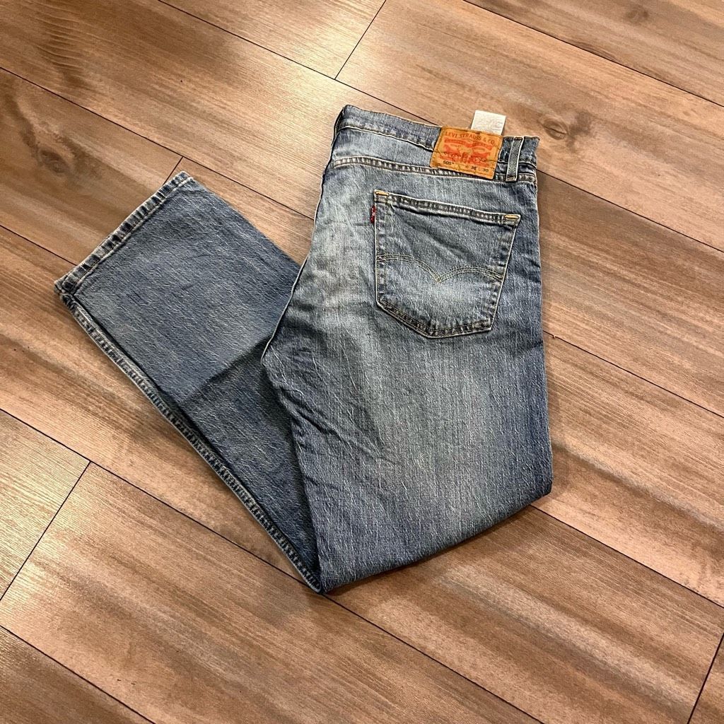 Levi's Levi 505 Medium Wash Denim Jeans Men 36x30 | Grailed