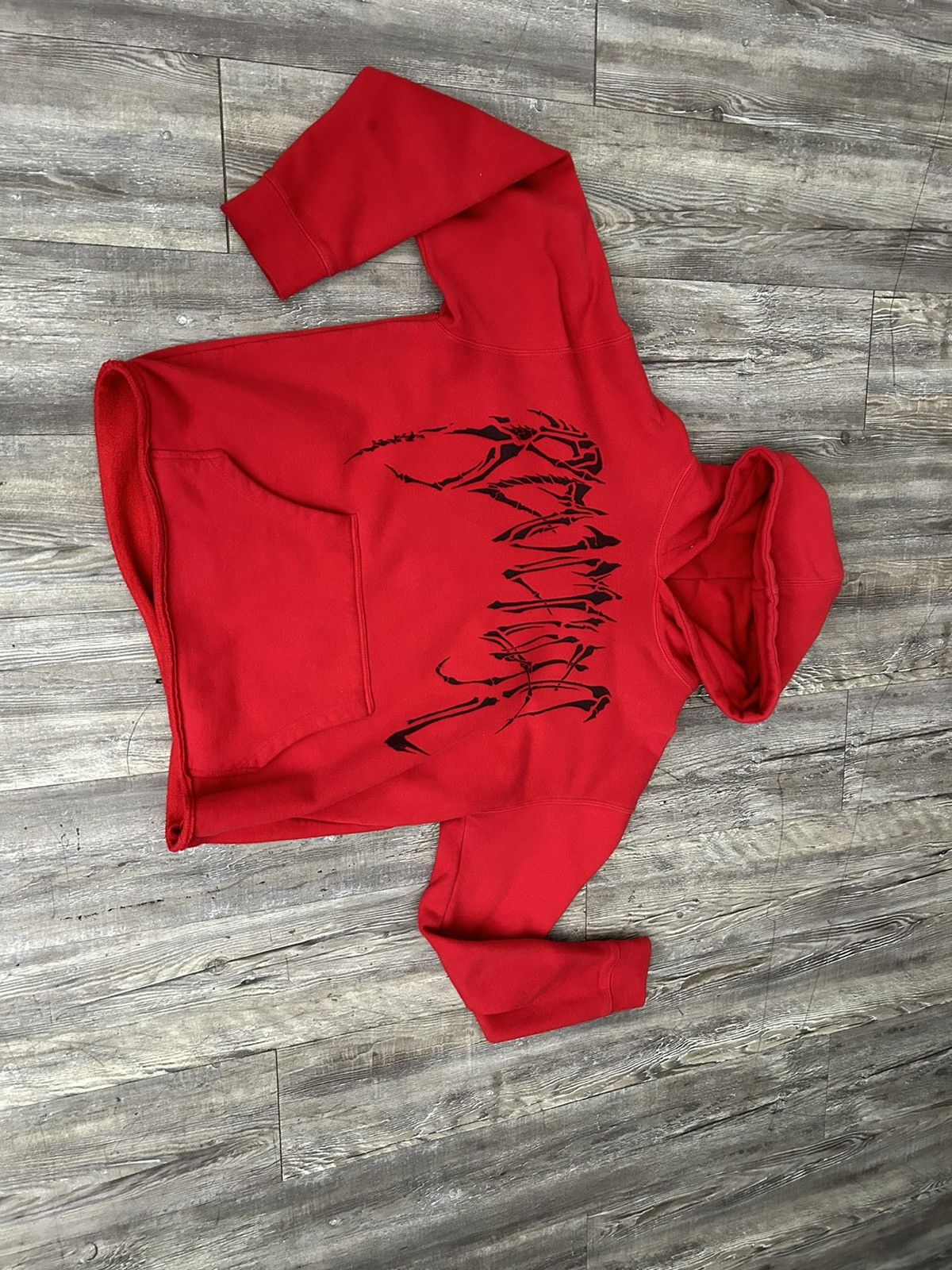 Revenge Red Revenge Skull Hoodie | Grailed
