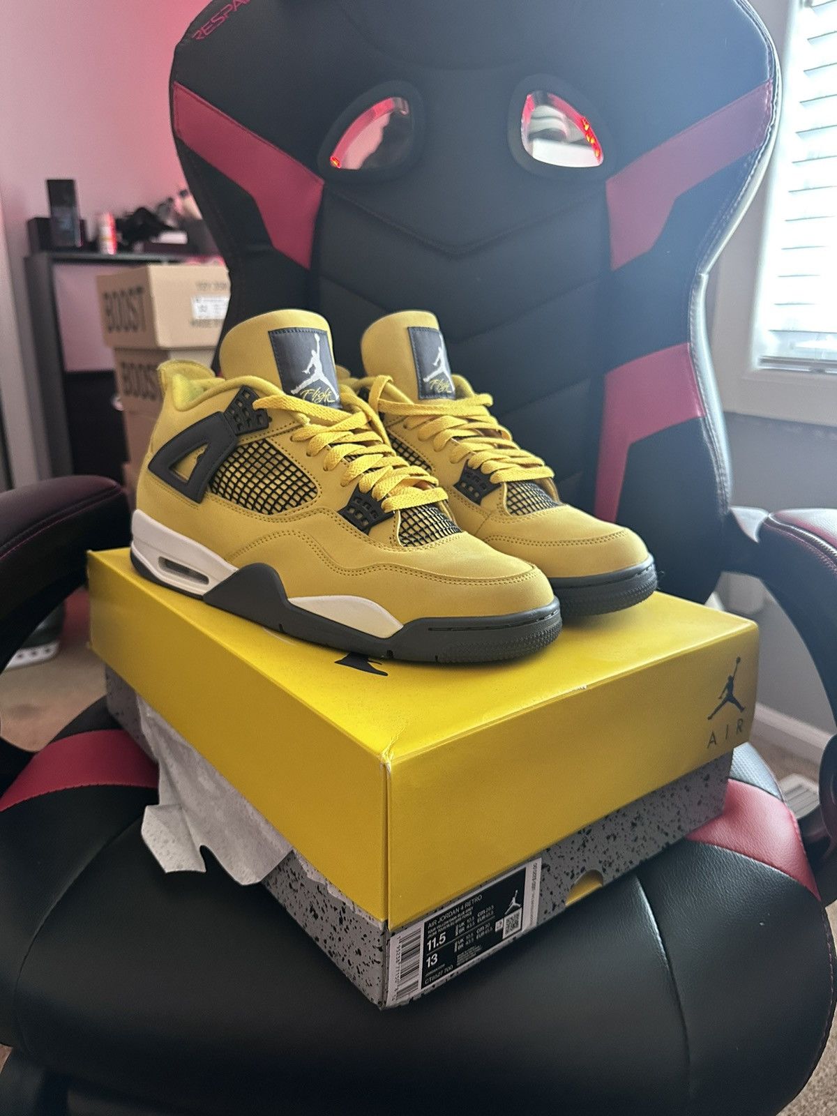 Jordan Brand × Nike Jordan Retro 4 Lightning | Grailed