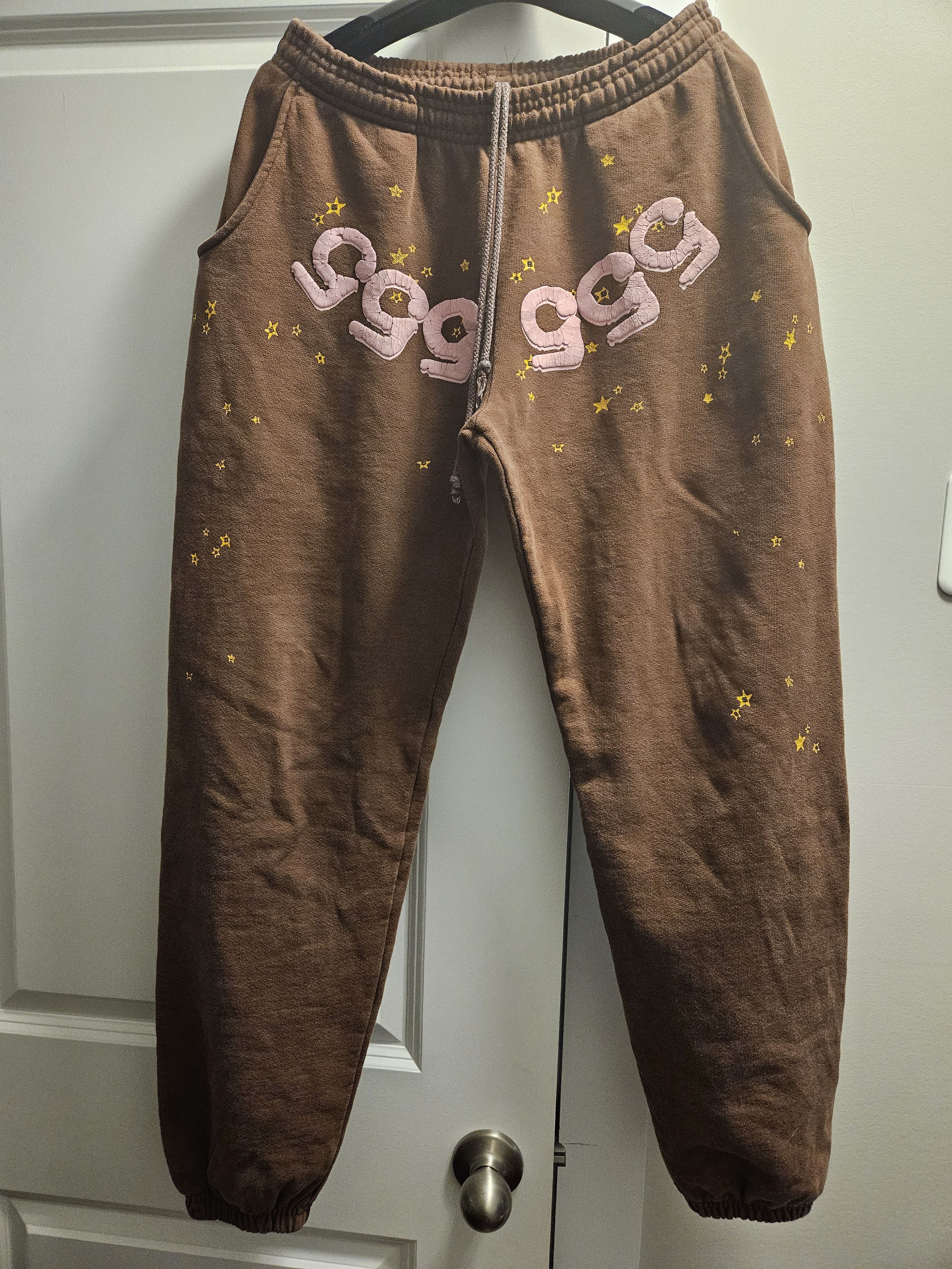 Sp5der Spider Worldwide Brown 555 555 Sp5der Sweatpants | Grailed