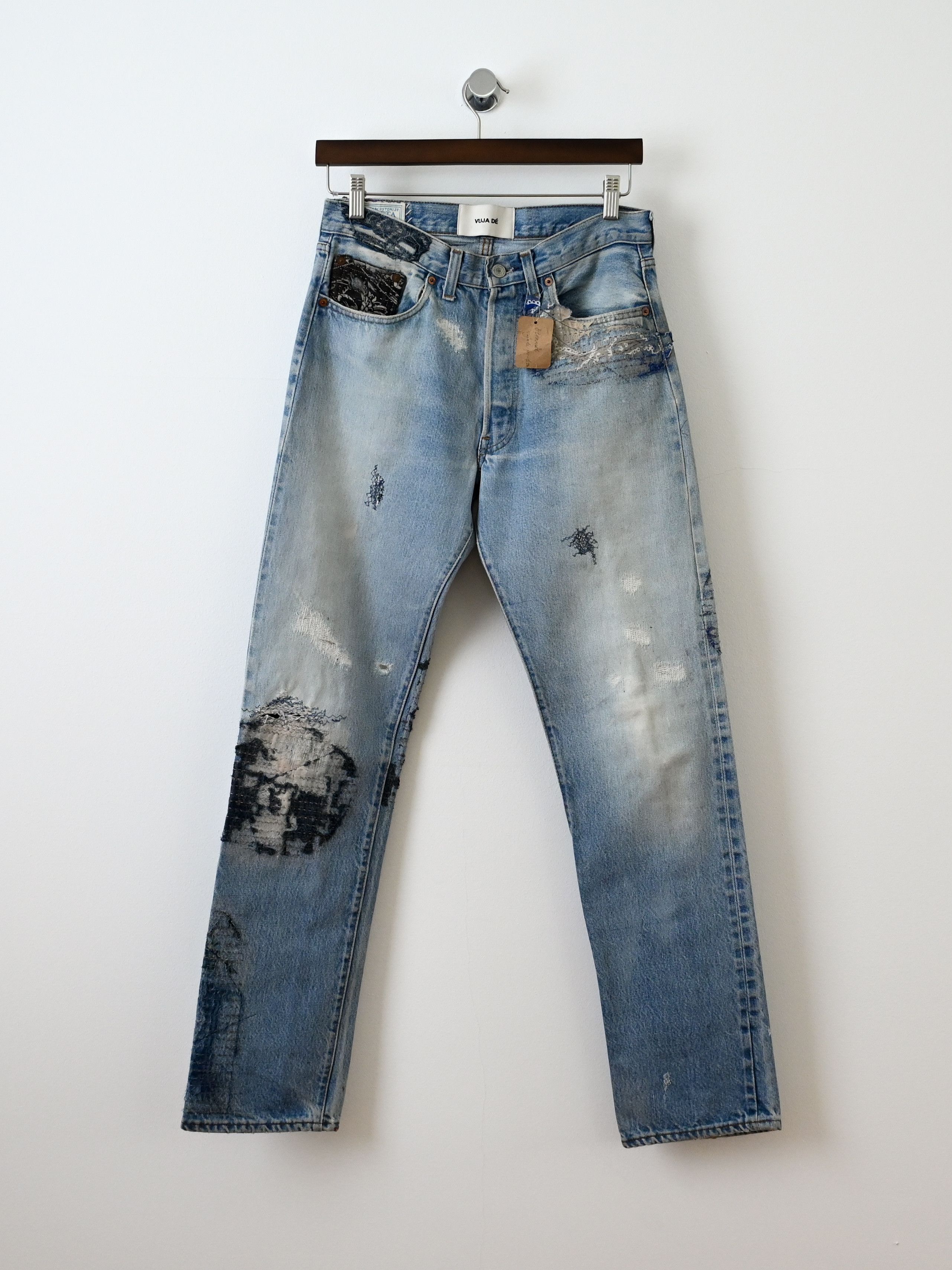 Proleta Re Art × Vuja De VUJA DÉ X PROLETA RE ART 'GLITCH BORO' DENIM ...