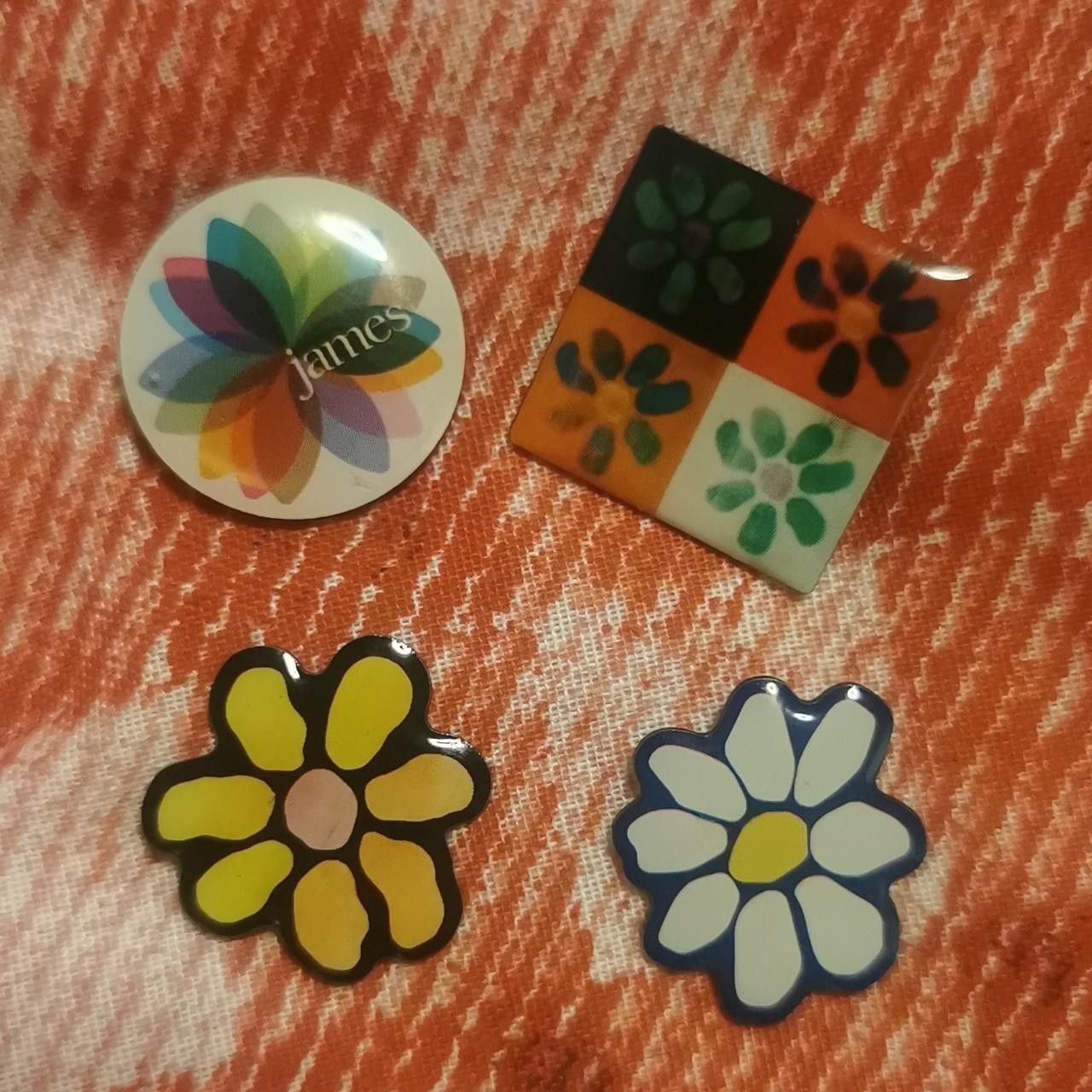 Other James the band 90s - set of 4 enamel pins badges buttons | Grailed