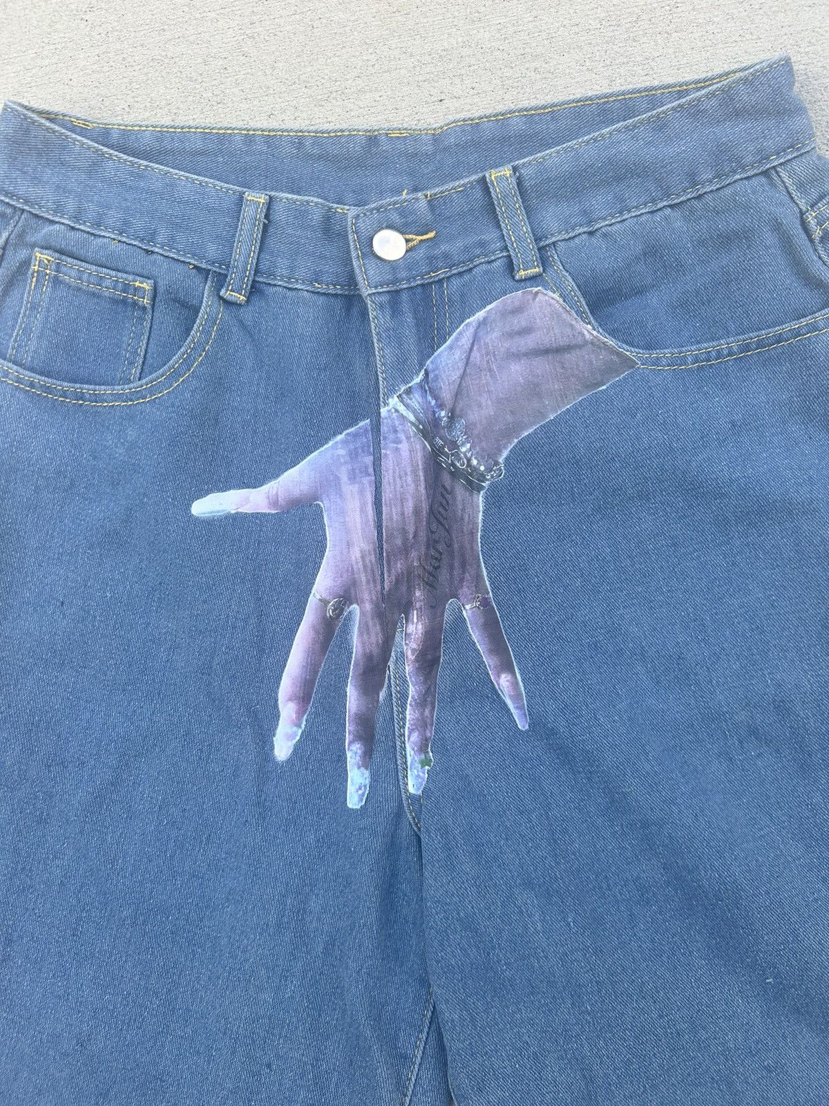 Vintage Jorts with hand | Grailed