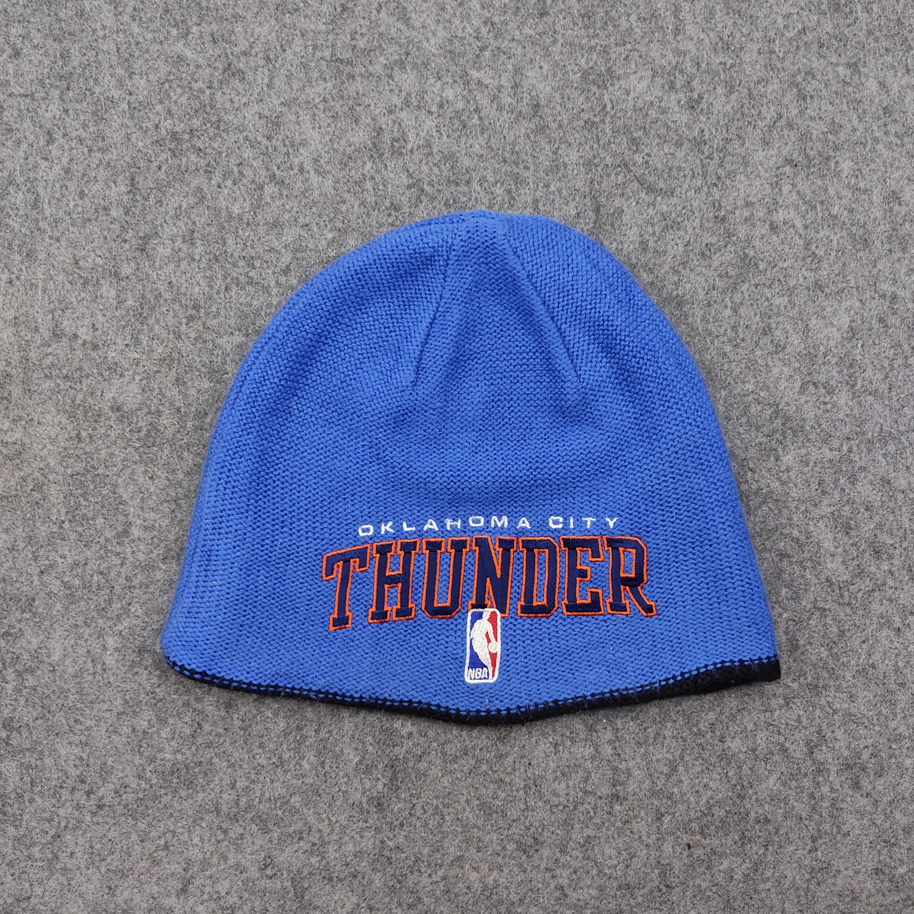 Adidas × NBA Adidas NBA Oklahoma City Thunder 2 Sided Beanie / Snow Hat ...