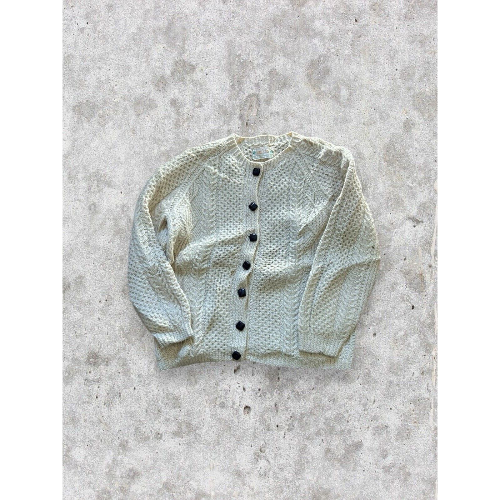 Vintage Vintage 1970'S Knit Sweater Cottage Core Granny Button Up | Grailed