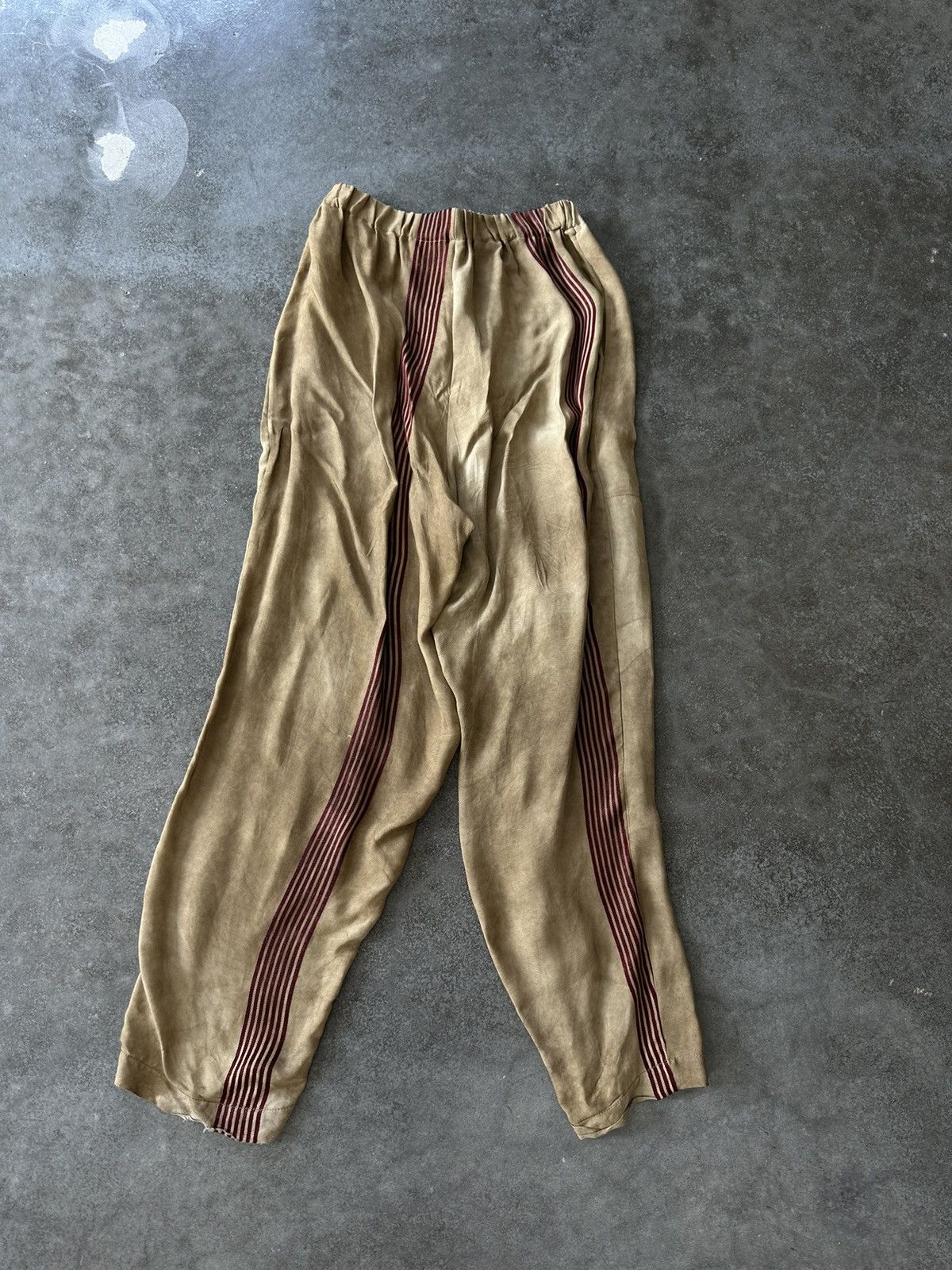 Uma Wang Tan with Red Stripped Pants | Grailed