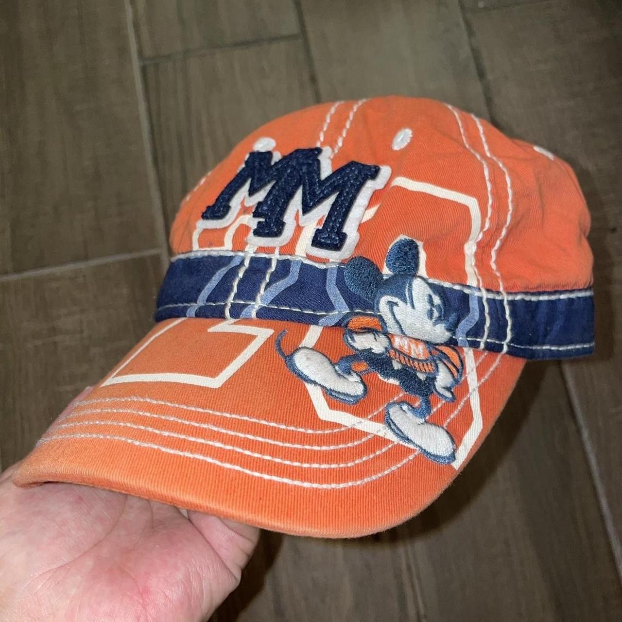 Mickey Mouse Mickey Mouse Disney Parks orange hat rare | Grailed