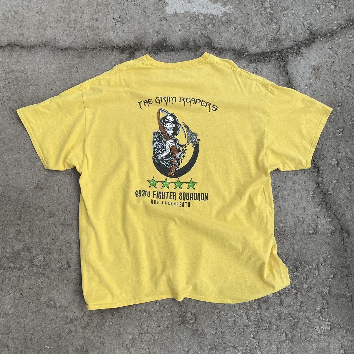 Vintage Vintage The Grim Reapers 493 Fighter Squadron T-shirts Y2K ...
