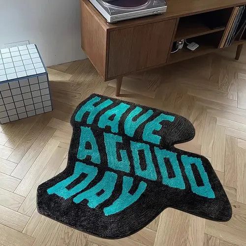 Custom Handmade Irregular Tufting Letters Rugs | Grailed