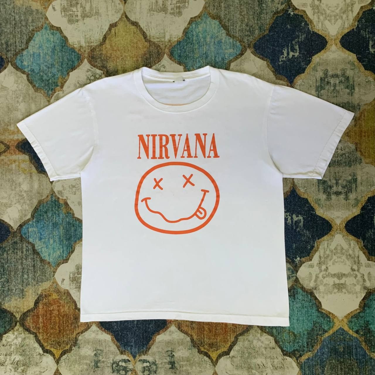 Vintage Y2K Vintage Nirvana T Shirt Smiley | Grailed