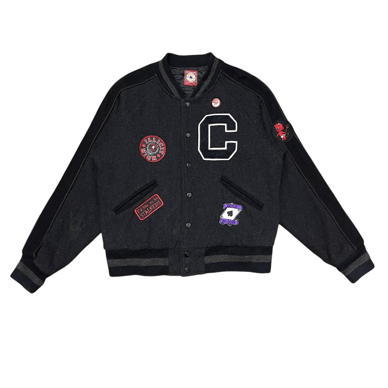 Converse × Varsity Jacket × Vintage Vintage Converse Wool Varsity ...