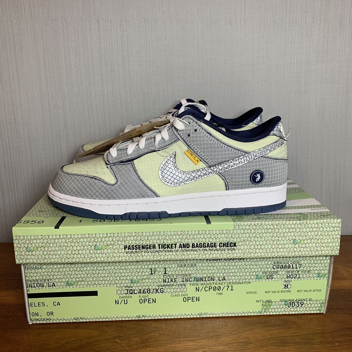 Nike Union Nike Dunk Low Pistachio | Grailed