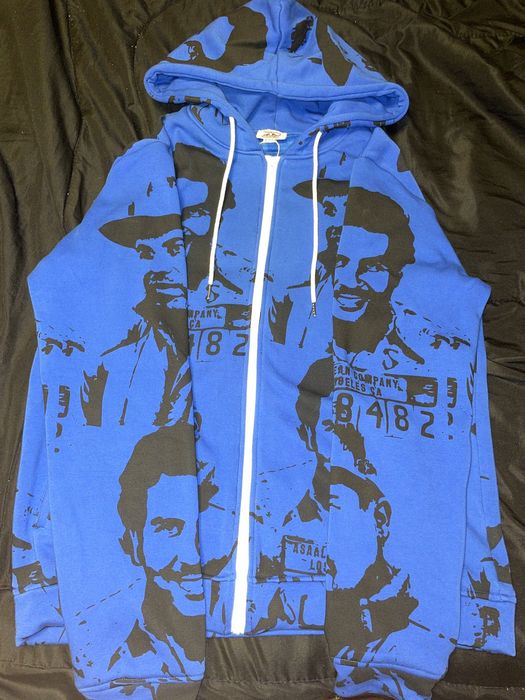 Designer Royal Blue Asaali Cartel Hoodie | Grailed