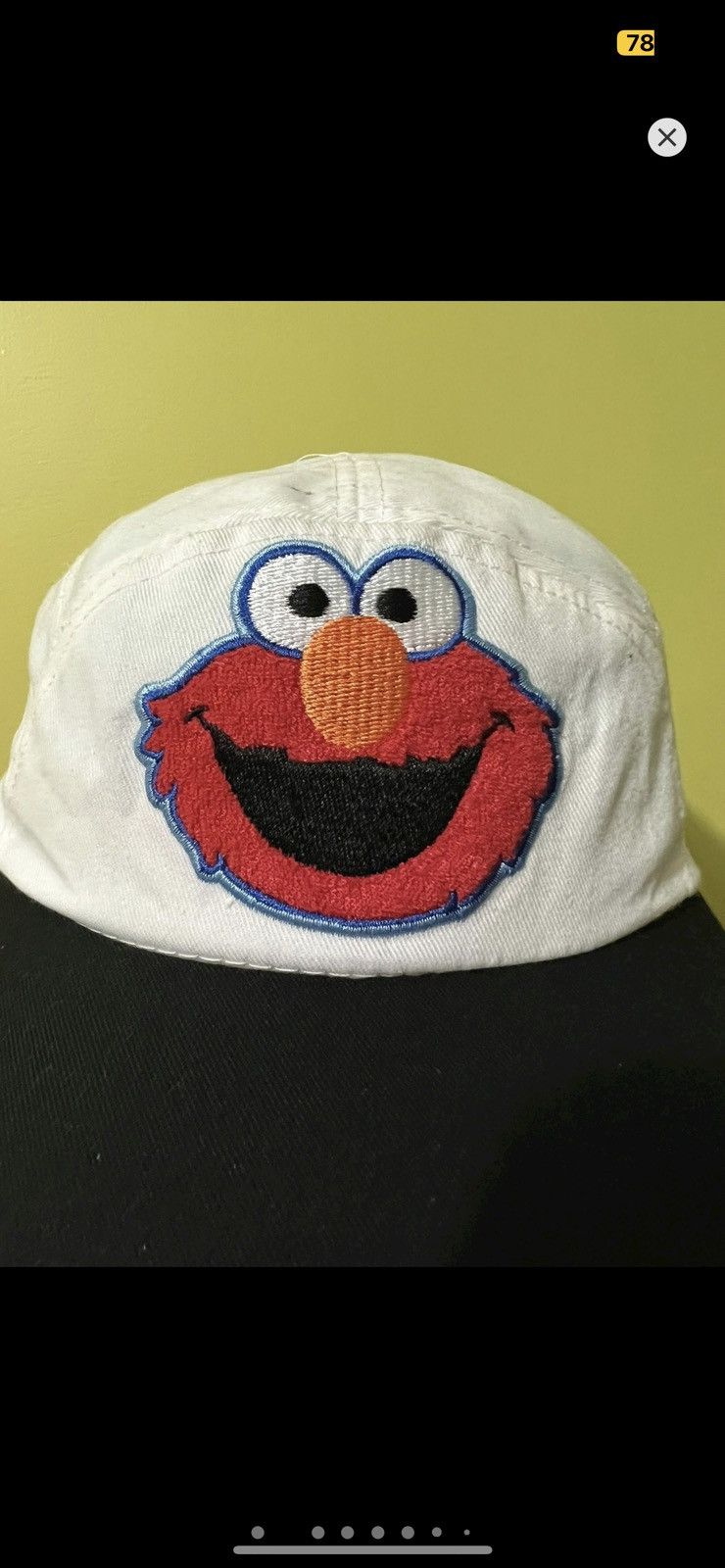 Vintage ***FINAL DROL***RARE 1998 SESAME STREET ELMO SAMPLE CAP O/S ...