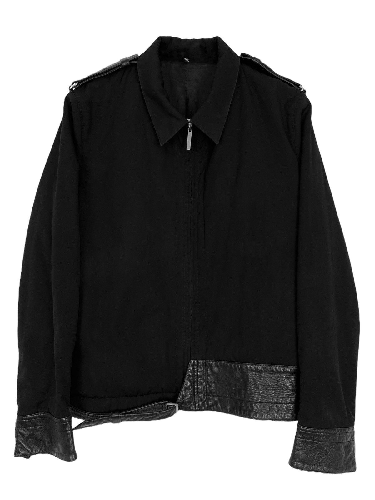 Dior × Hedi Slimane A/W 2002 Runway Leather Detail Jacket (AW02/FW02 ...