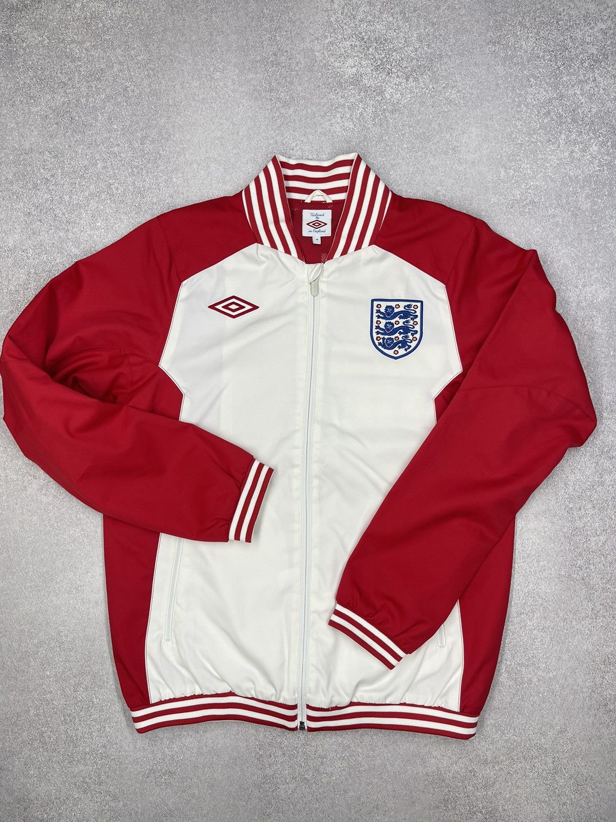 Umbro × Vintage Vintage Umbro England Track Bomber Jacket Soccer ...