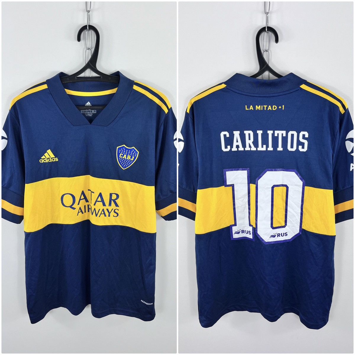 Adidas Adidas Boca Juniors 2020/2021 Home Jersey Carlitos #10 Sz XL ...