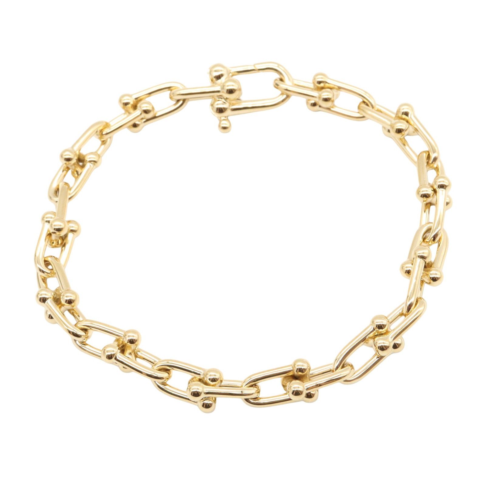 Tiffany & Co. Tiffany & Co. Tiffany & Co. Small Hardware Au750 Bracelet ...