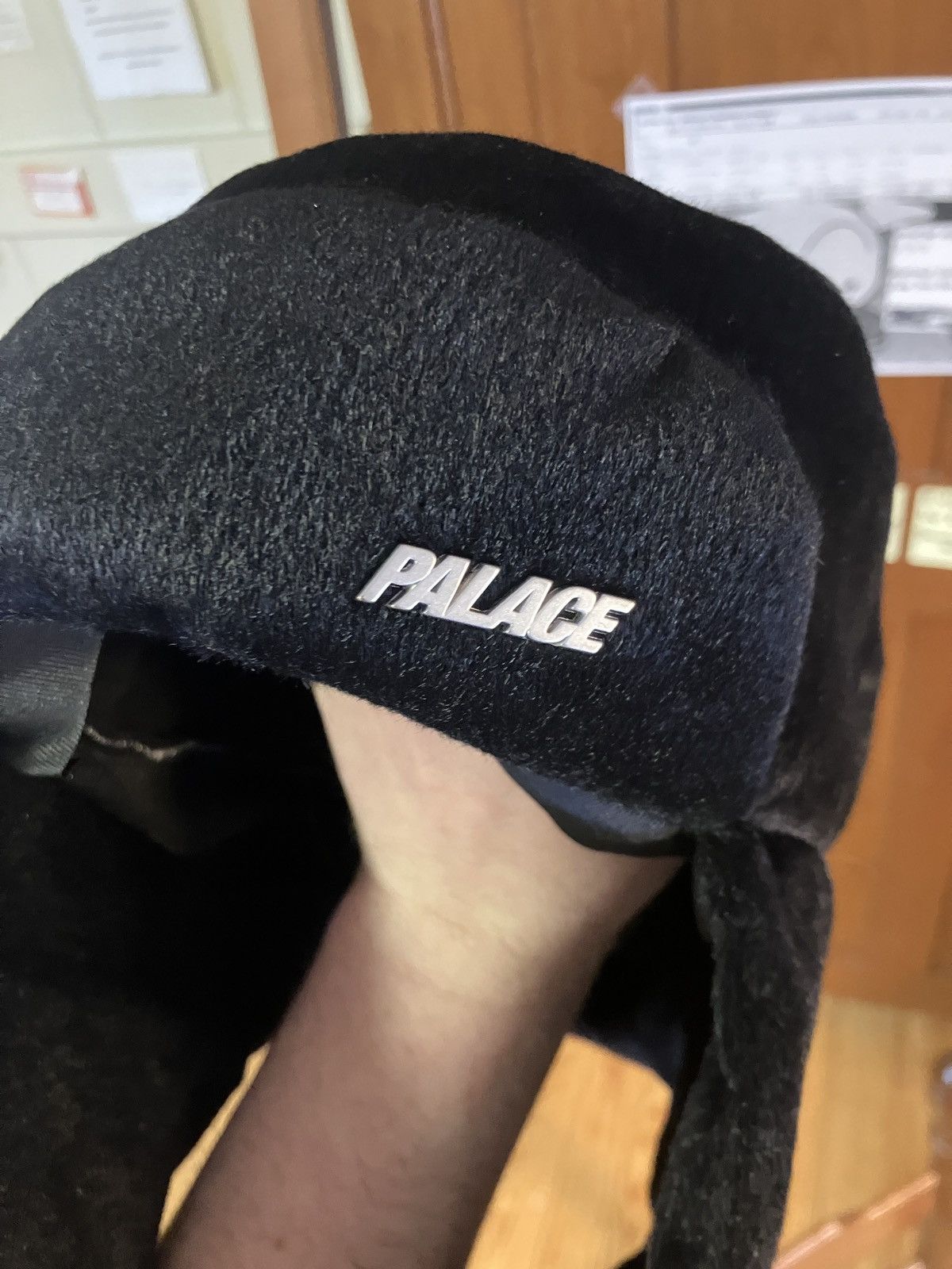 Palace Spring 2025 Ushanka Hat Black (L/XL) | Grailed