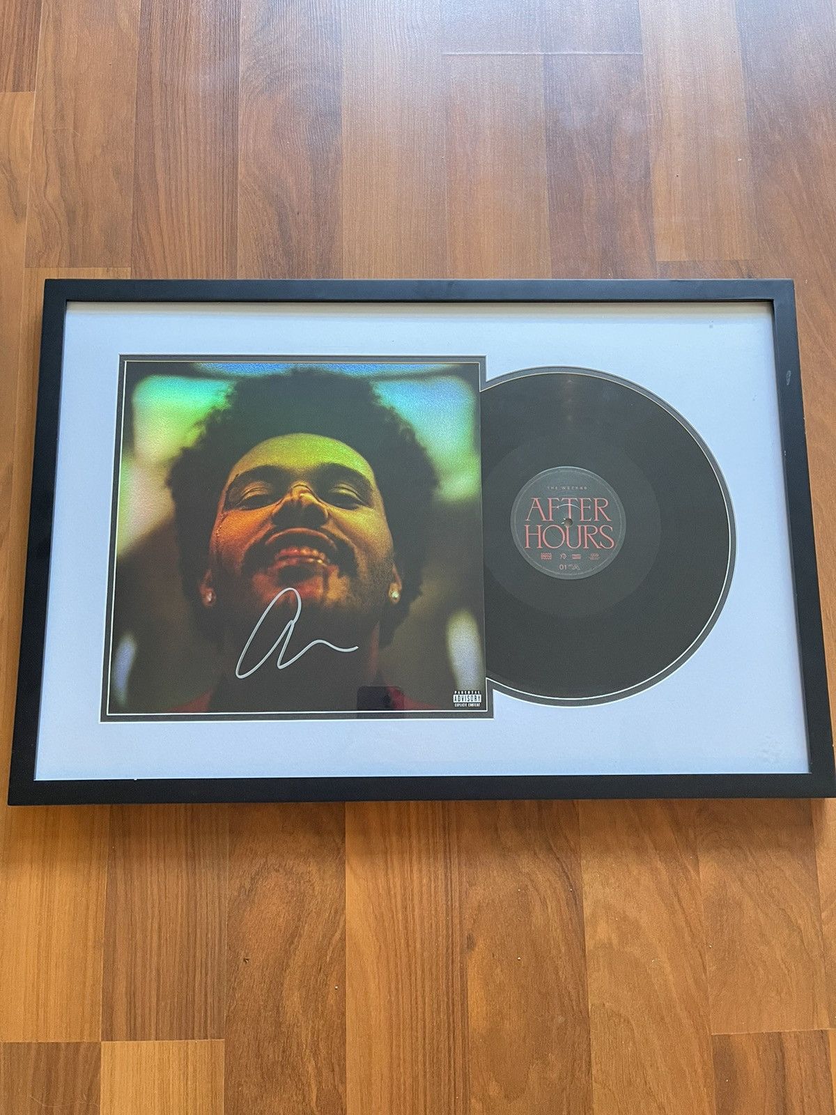 The Weeknd The Weeknd After Hours SIGNED Holographic Vinyl | Grailed