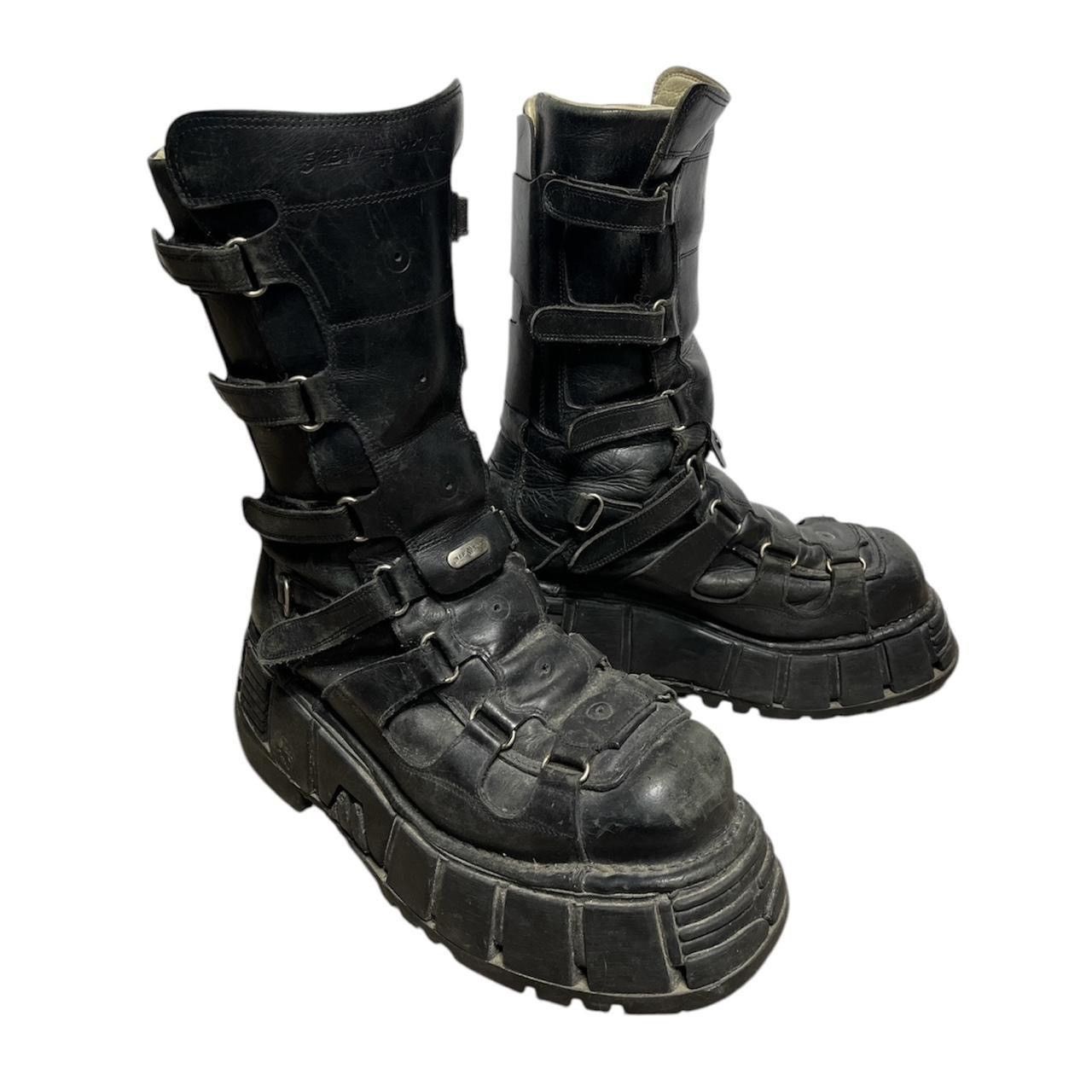 New Rock × Rare × Vintage 90s new rock tower boots | Grailed