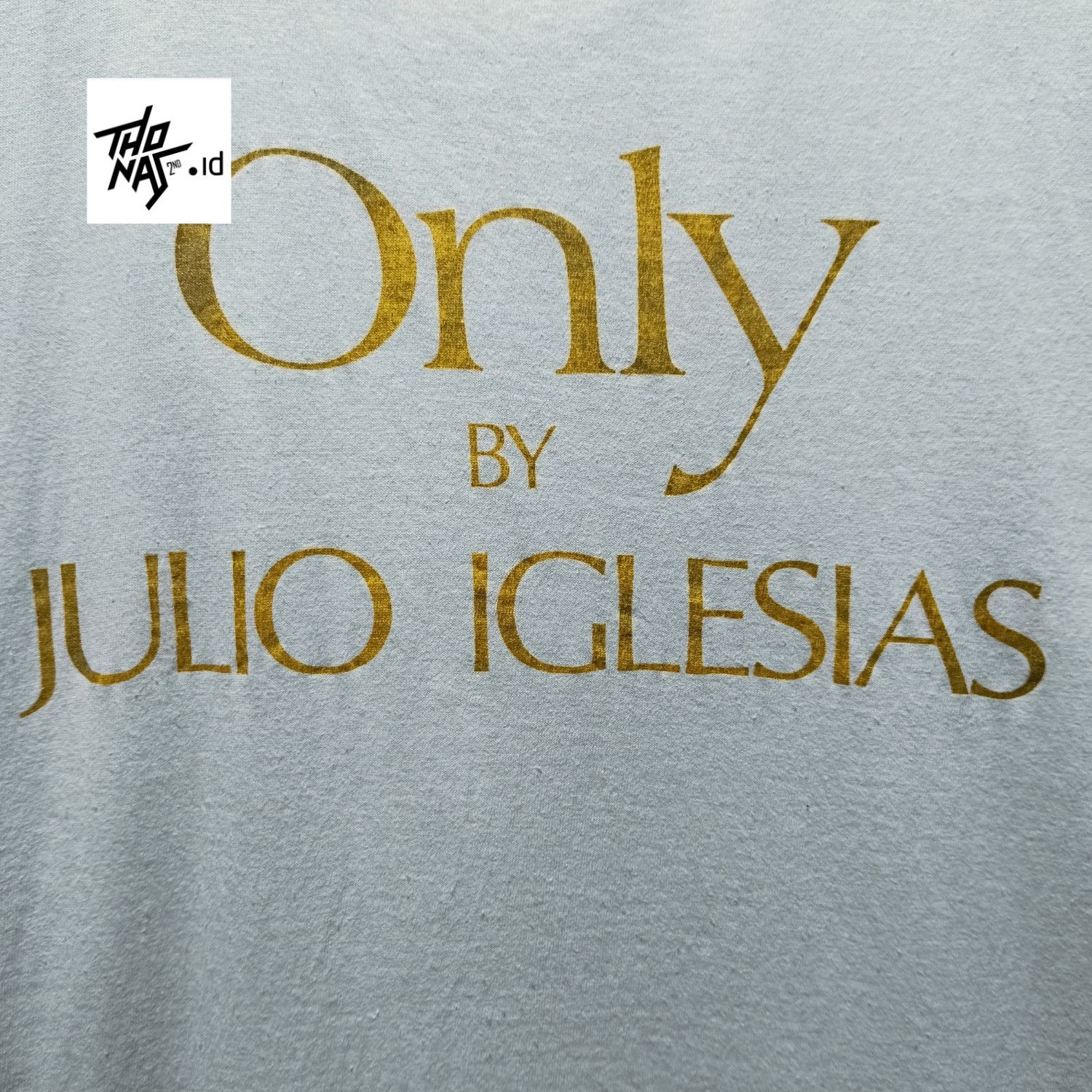 Vintage vintage 90s ONLY BY JULIO IGLESIAS ICONIC PERFUME PROMO TEES ...