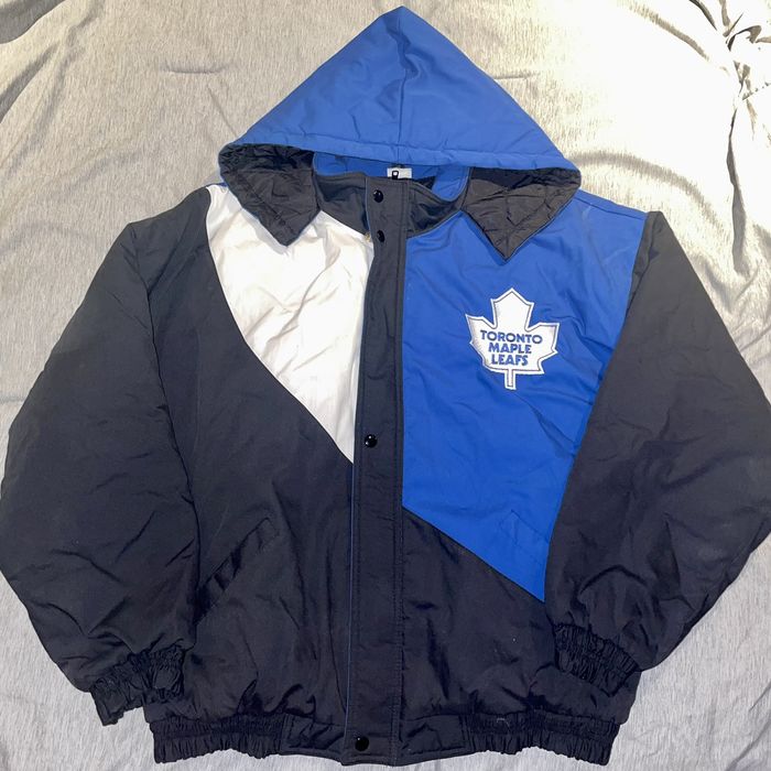 Varsity Jacket Toronto maple leafs 90s colorblock sport jacket | Grailed